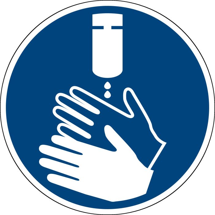 Gebotszeichen "Hände desinfizieren" [GBP28], praxisbewährt - Marahrens