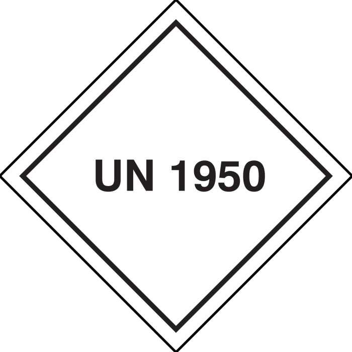 Gefahrgutkennzeichen "UN + Wunschnummer", ADR - Marahrens