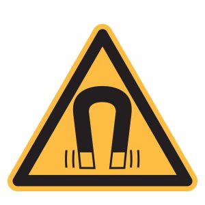 Warnzeichen "Warnung vor magnetischem Feld" [W006], ASR A1.3 / ISO 7010 ...