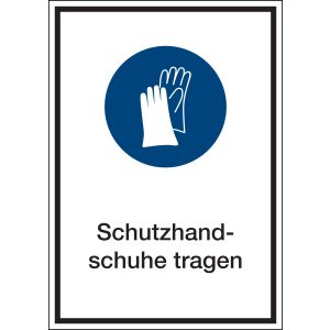 Gebotszeichen "Schutzhandschuhe tragen" [M009], ASR A1.3 / ISO 7010 ...