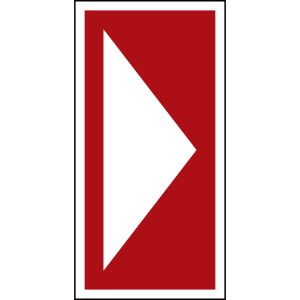 Brandschutzzeichen "Richtungspfeil für Brandschutzeinrichtungen", DIN ...