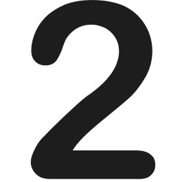 COROPLAN Ziffer, Ziffer: 2, schwarz, 155 mm - Marahrens