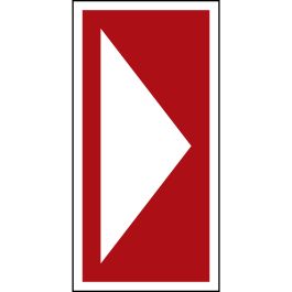 Brandschutzzeichen "Richtungspfeil für Brandschutzeinrichtungen", DIN ...